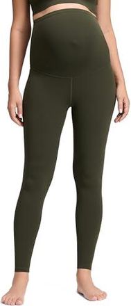 CRZ YOGA Butterluxe Leggings de maternit&eacute; Entra&icirc;nement Yoga Grossesse Pantalonover - 71cm Olive Verte 38