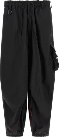 Yohji Yamamoto Pantalons D&eacute;contract&eacute;s - Noir