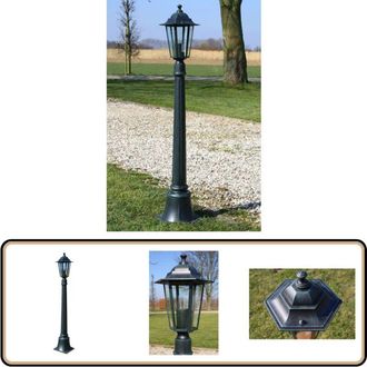 vidaXL Preston Gartenleuchte 105 cm - Gartenleuchte - LED Gartenleuchte - Outdoor Beleuchtung - Au&szlig;enleuchte - Edelstahl Gartenleuchte