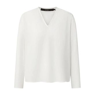 Windsor Pull &agrave; col en V - Femme - Pulls - Blanc - Taille: 40 FR