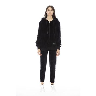 Baldinini Schwarzer Baumwollpullover f&uuml;r Frauen