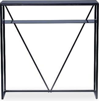 M2 Kollektion Konsole Saphira 2 in schwarz, B/H/T = 100x100x30cm