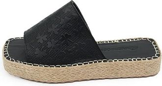 Bonateks Damen Frrbtrlky100001 Wedge Sandal, Schwarz, 36 EU