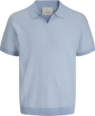 Jack & Jones Jprcceaston Knit Split Neck Ss Sn