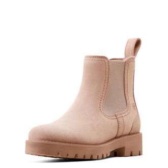 Ariat Womens Wexford Lug Chelsea Boots in Dusty Rose, B Medium Width, Size 41.5, by Ariat