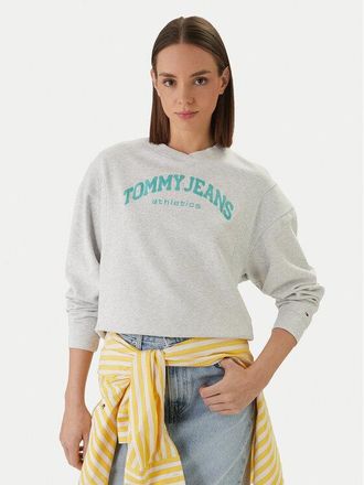 Tommy Jeans Sweatshirt Varsity Crew DW0DW22365 Grau Regular Fit