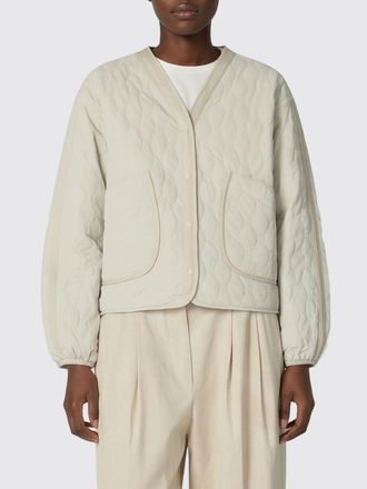 Save The Duck Kurze Steppjacke aus recyceltem Polyester mit V-Ausschnitt