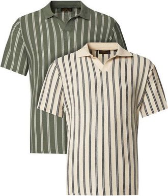 Jack & Jones Jack & Jones Polo-Shirt-Set Blu Harry 12305044 Bunt Regular Fit