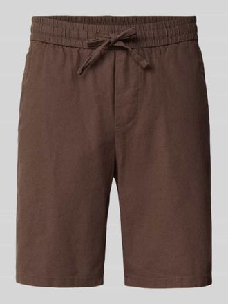 Only & Sons Regular Fit Bermudas aus Baumwoll-Leinen-Mix Modell LINUS
