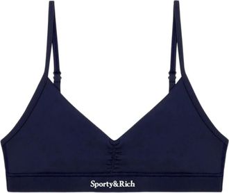 Sporty & Rich Femme, Sport, Bleu, Taille: 40 FR V-neck Performance Bra
