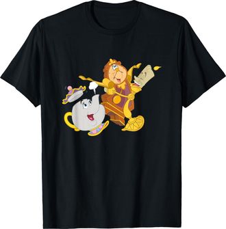 Disney Beauty and the Beast Potts Lumerie Cogsworth T-Shirt