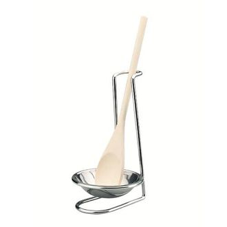 Ibili 769000 Repose Ustensiles avec Cuillère Plastique Argent 11 x 11 x 23 cm