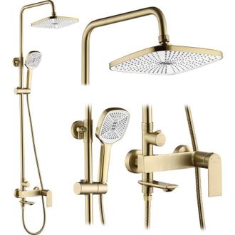Rea Rea Duschgarnitur My1902-78gg Storm Brush Gold