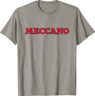 Meccano Classic Rotes Textlogo im Retro-Look T-Shirt