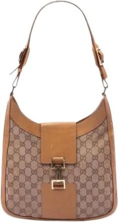 Gucci Sac bandouli&egrave;re vintage Pre-owned - Femme - Pre-owned - Beige - Taille: ONE Size