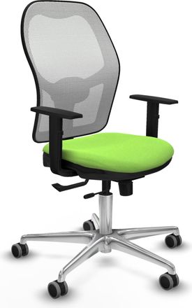 Piqueras y Crespo Stuhl mit verstellbaren Armlehnen Jorquera, h&ouml;henverstellbare Lendenwirbelst&uuml;tze, ausgestattet mit Syncro/Traslack und eingespritztem Schaum, mit Roll