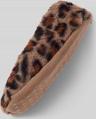 Capelli Kuschelsocken mit Animal-Print und Noppen