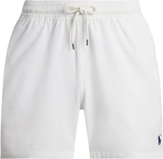 Ralph Lauren Glatte Badeshorts in Stretch-Qualit&auml;t mit kleiner Pony-Stickerei in