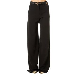 Max Mara Amico Pantalon Large - Femme - Pantalons - Noir - Taille: 40 FR