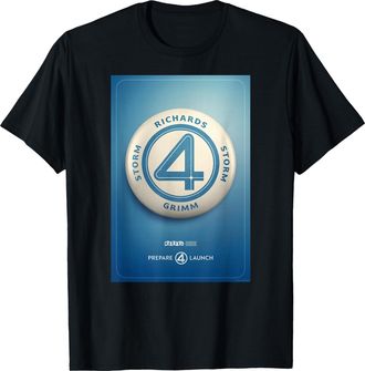 MARVEL Studios The Fantastic Four: First Steps Movie Poster T-Shirt
