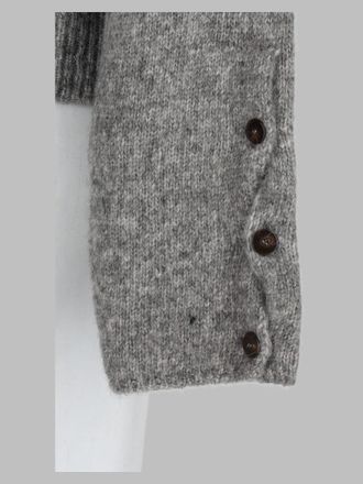 Alysi Alpaca-Blend Turtleneck Sweater - Gray