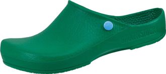 Birkenstock BIRKIS Klassik Birki Damen Clogs Antistatik Alpro-Schaum, Green, Gr&ouml;&szlig;e 45 mit normalem Fu&szlig;bett