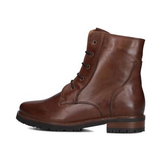 Everybody By B.Z Moda Braune Leder-Stiefeletten - - Shoes - Damen - Braun - 37 EU