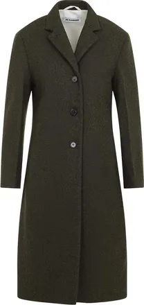 Jil Sander Knielanger Mantel - Gr&uuml;n