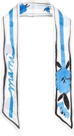 Marni Femme, Accessoires, Multicolore, Taille: ONE Size Silk Scarf