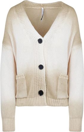 Liviana Conti Femme, Pulls, Beige, Taille: 42 FR Cardigan Zenon