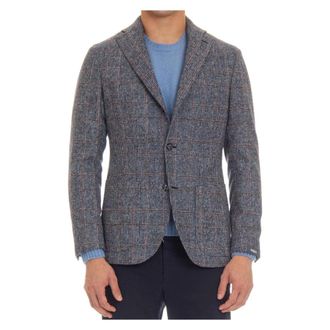 Barba MultiColour Jacke Drei Knopf Stil - - Jackets - Herren - Mehrfarbig - M