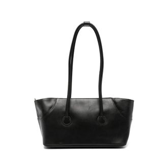 Margesherwood Zip-top Leather Shoulder Bag