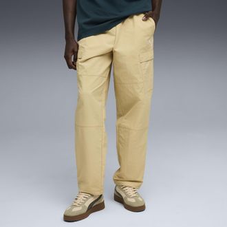 Puma Pantalon cargo d&eacute;contract&eacute; WARDROBE ESS Homme, V&ecirc;tements, Noir, XS