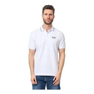 Emporio Armani Homme, Tops, Blanc, Taille: XS Polo Blanc Slim Fit