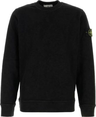 Stone Island sweat en coton - Noir