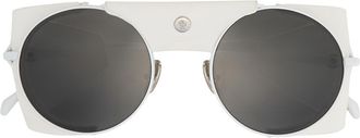 Moncler De Soleil Rondes Solix, Unisexe, Blanc, Taille: 52