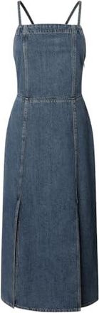 Pepe Jeans London Elodie Robe, Bleu (Denim), L Femme