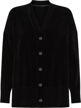 Roberto Ricci Design Rrd, Femme, Pulls, Noir, Taille: 40 FR Velvet Vent Cardigan