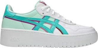 Asics Femme Japan S PF Sneaker, White/Waterfall, 39.5 EU