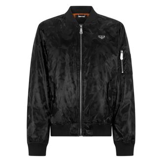 Philipp Plein Homme, Vestes, Noir, Taille: XL Bomber Vestes