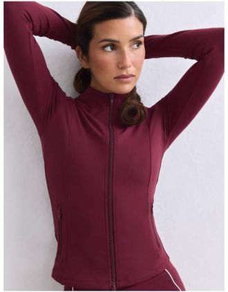 Aim'n veste zipp&eacute;e Sense couleur merlot-Rouge
