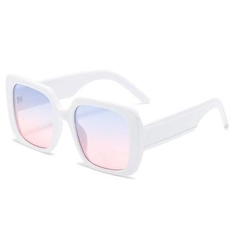 Generic Lunettes De Soleil D&eacute;coratives For Hommes, Monture Large, For Lext&eacute;rieur, For Les Vacances Et Le Sport, For Femmes(White)