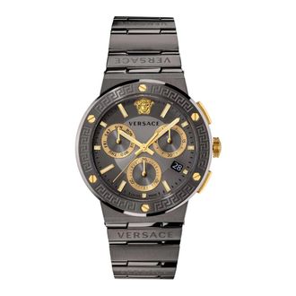 Versace Chronograph Uhr - - Accessories - Herren - Grau - ONE SIZE