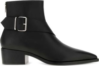 Alexander McQueen Heron Bikerstiefel 45mm - Schwarz