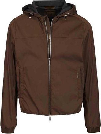 Moorer Manteau Rembourr&eacute; - Marron Fonc&eacute;