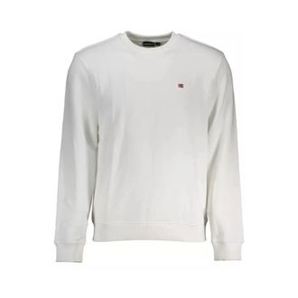 Napapijri Weies Sweatshirt mit Stickerei - - Sweatshirts & Hoodies - Herren - Wei&szlig; - M