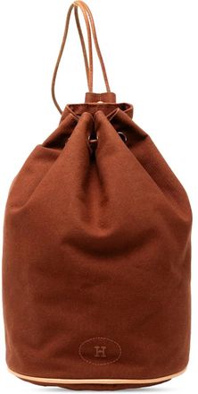 Herm&egrave;s Rucks&auml;cke - Toile Polochon Mimile - Gr. unisize - in Braun - f&uuml;r Damen