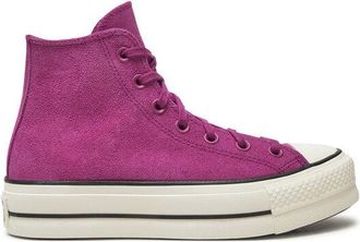 Converse Sneakers aus Stoff Chuck Taylor All Star Lift Platform Hi A11143C Rosa