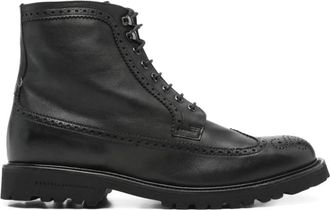 Fratelli Rossetti Homme, Chaussures, Noir, Taille: 42 1/2 EU Bottines &agrave; lacets en cuir
