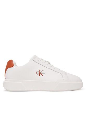 Calvin Klein Sneakers Chunky Cupsole Laceup Lth YM0YM01344 Wei&szlig;